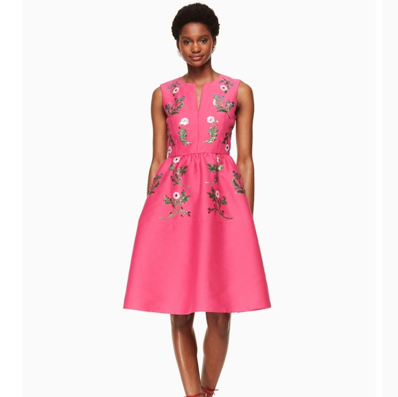 kate spade | Dresses | Nwt Kate Spade Floral Embellished Dress Sold Out ...